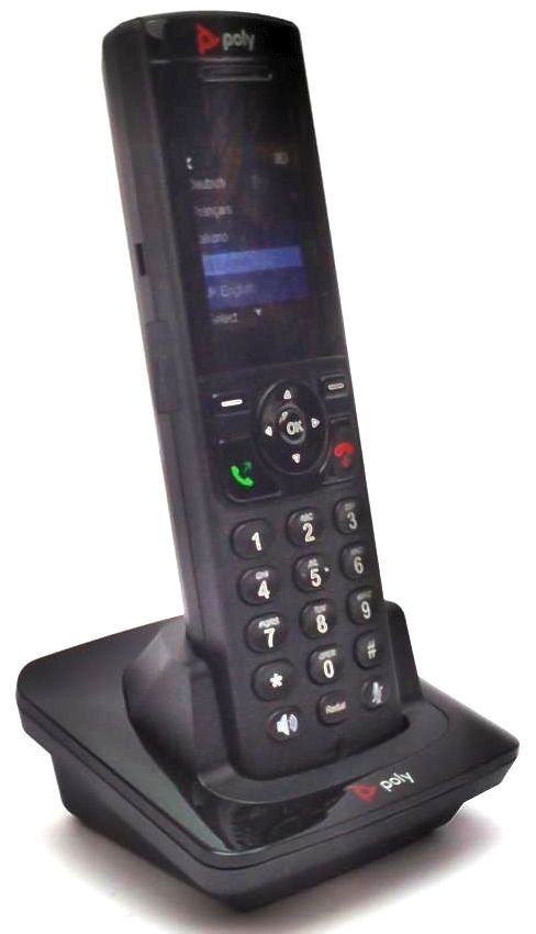 Poly Vvx D230 Dect Cordless Wireless Ip Phone Lcd Display And Base Sta