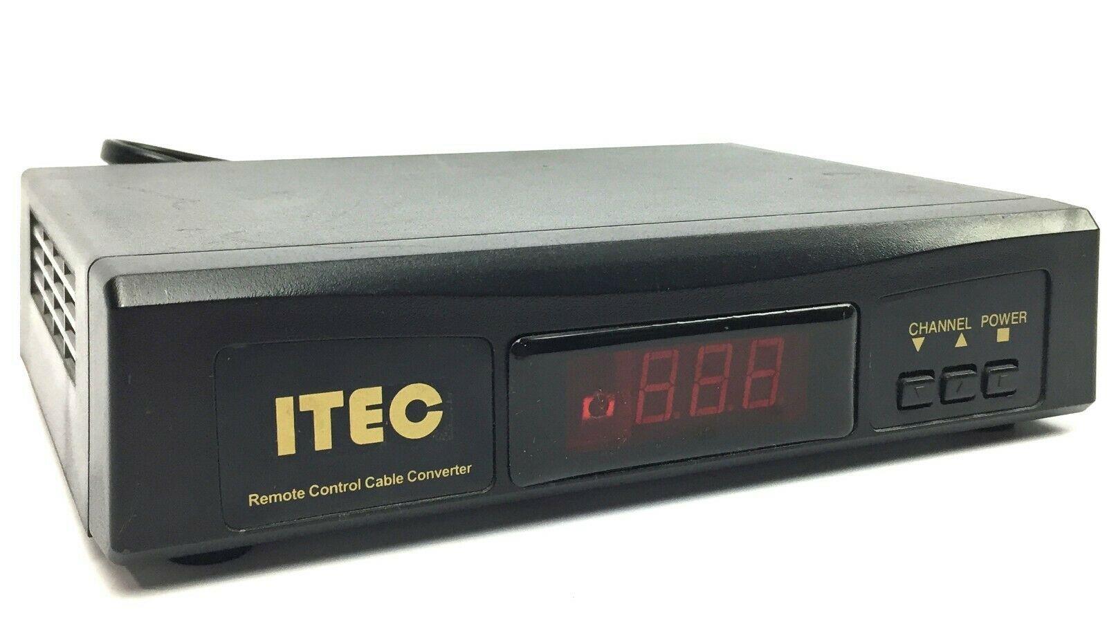 ITEC 1456815 Tuner Box Remote Control Cable Converter 120V AC 60Hz 500 ...