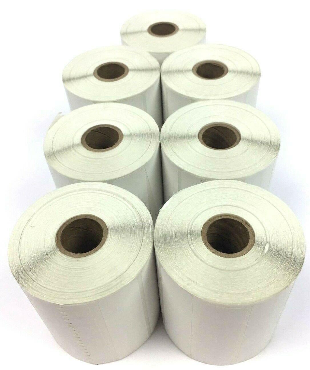 Direct Thermal Transfer Labels 3.5" x 1" PERF White 450931 - 7 Rolls ...