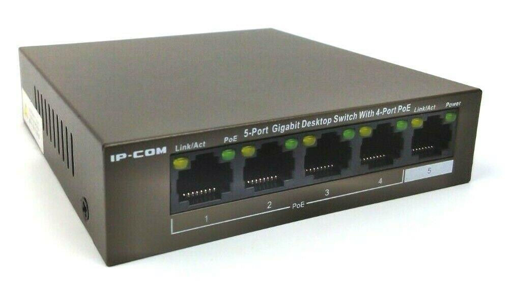 Desktop Switch Gigabit Power over Ethernet 5-Port G1105P-4-63W – TLZ ...