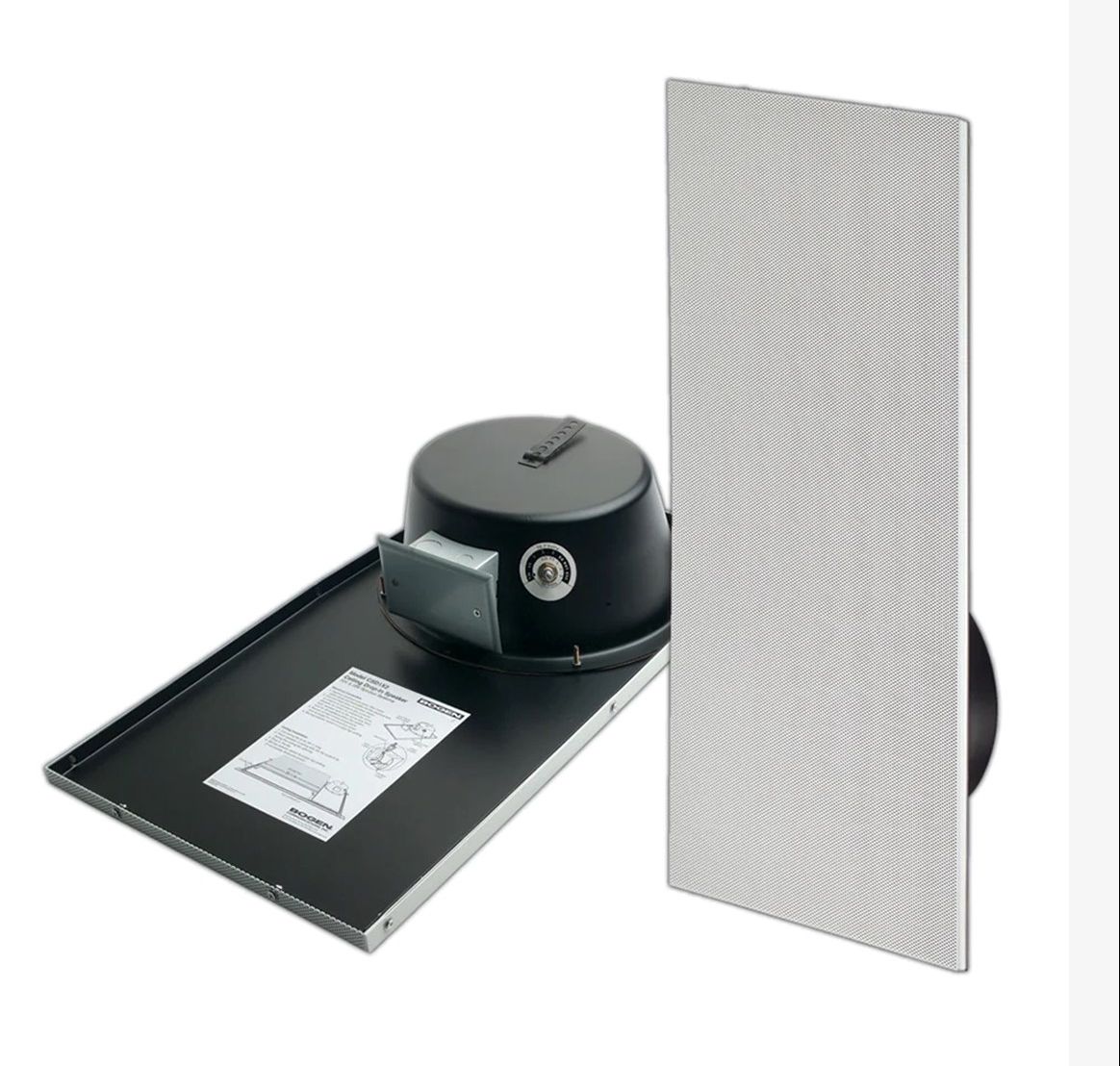 Bogen 1x2 Drop-In Ceiling Speaker Back Can + Recessed Volume Control ...