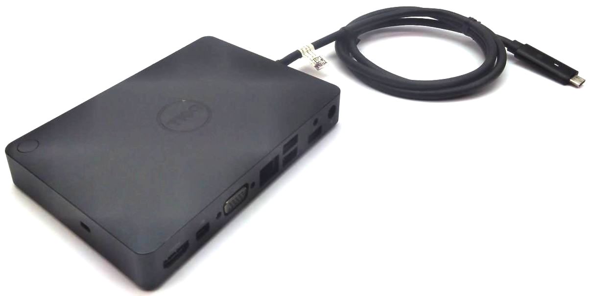 Dell K17A WD15 Docking Station USB-C 4K HDMI VGA 5X USB Ports Mini Dis ...