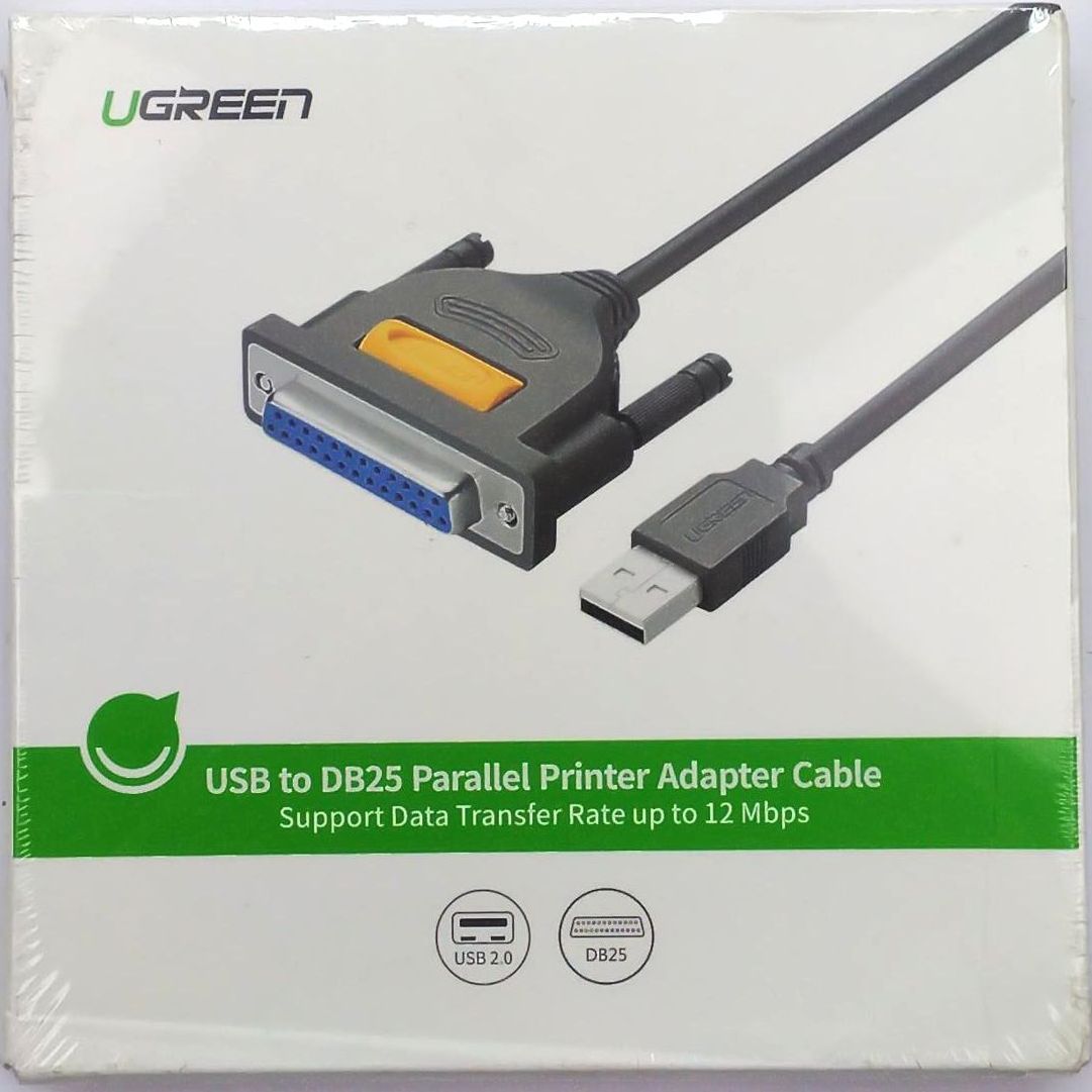 UGREEN USB to DB25 Parallel Printer Adapter Cable Male to Female 6ft 2 ...