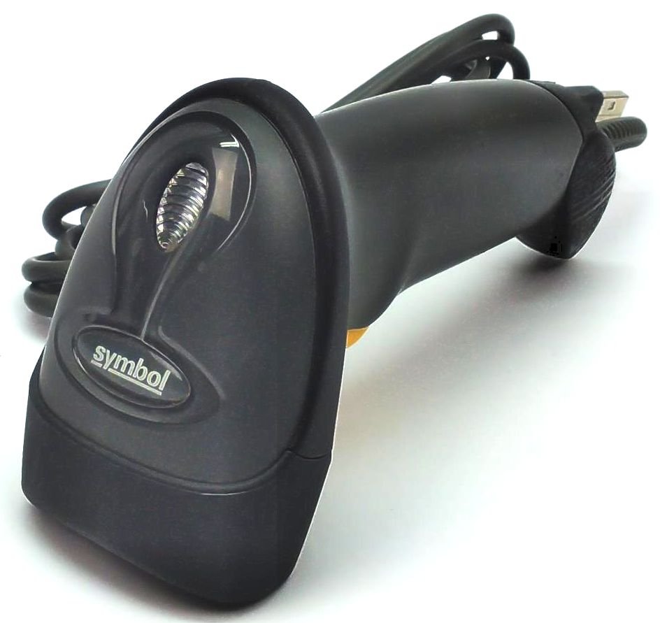 Symbol LS2208 Barcode Scanner Handheld Point of Sale LS2208-SR20007R-U ...
