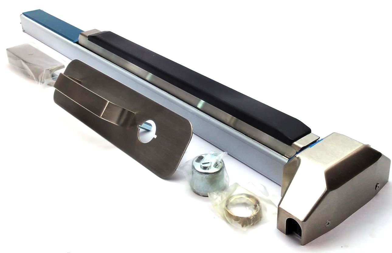 SDC S4203 SVR Panic 630 36" REX ELR LBR SP Exit Device S4203PU36RLBRES ...